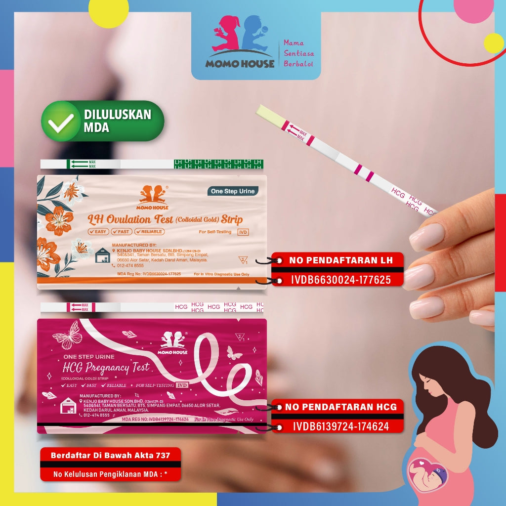 (MDA Approved) HCG Pregnancy Test Kit Test Pregnant Test Urine Pregnan ...